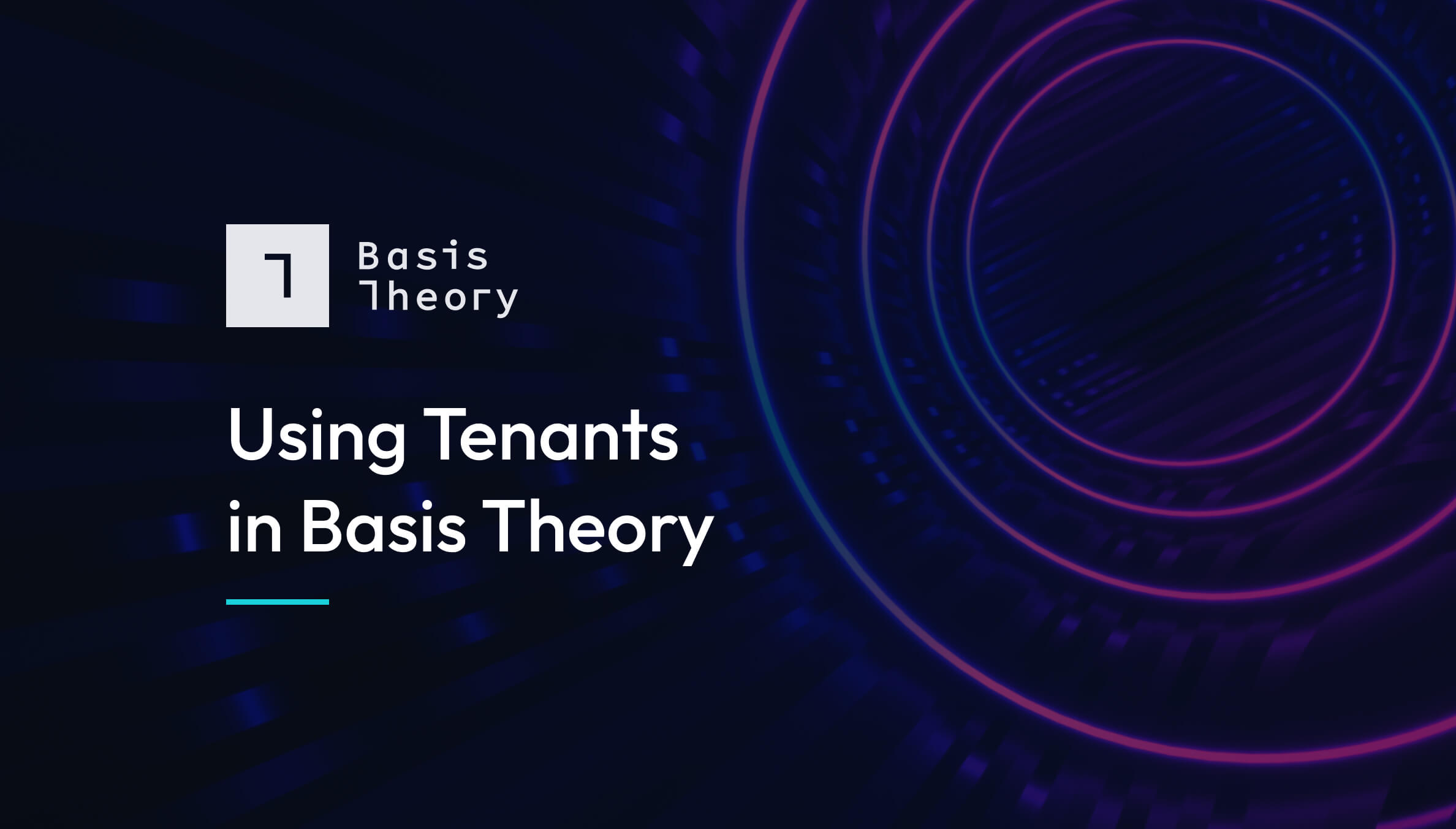 Using Developer Tenants with Basis Theory